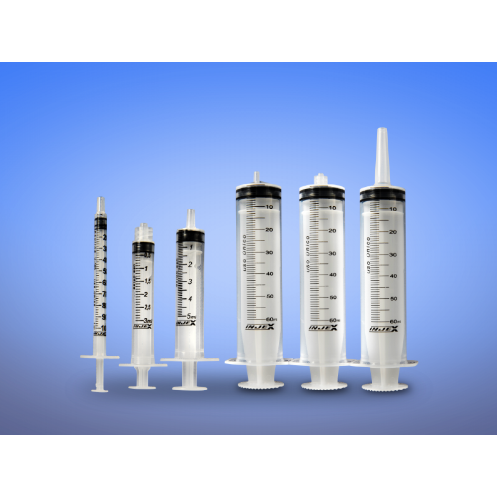 SERINGA 20 ML BICO LOCK SEM AGULHA - INJEX CX C/300 UN